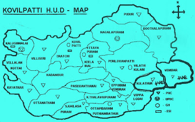 NAGALAPURAM PHC: KOVILPATTI HUD MAP