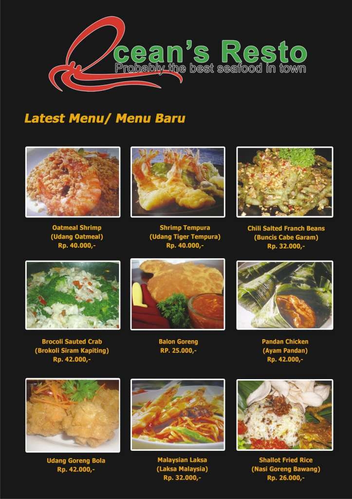 Aesar Arkana Putra Sanjaya: Info Resto " Ocean's Resto " Balikpapan