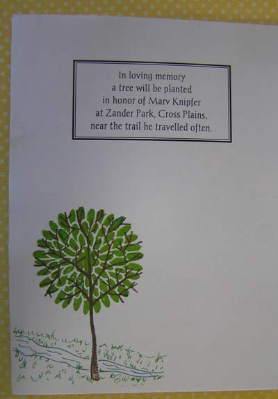 Colorfully Creating: A Living Memorial Card