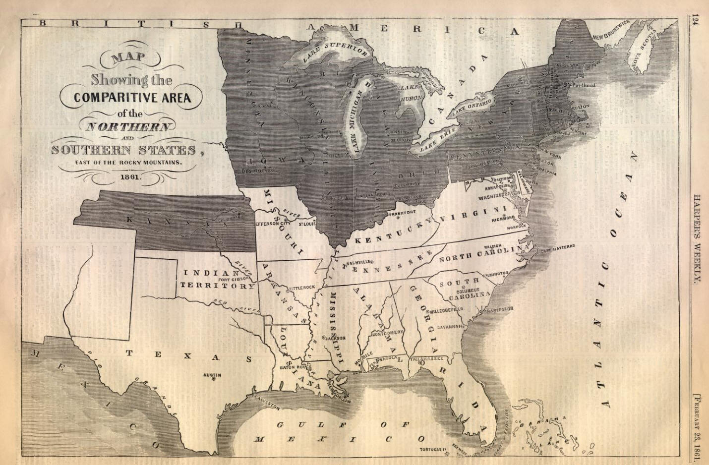 Emancipation Proclamation Map