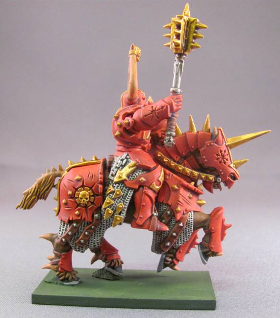 Fort Buyaki: Khorne Knight color test