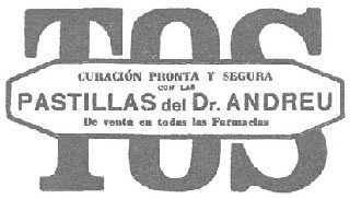 Hemeroteca Genealógica: Publicidad antigua: Pastillas del Dr. Andreu