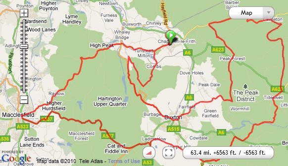 CliveCyclesOn: 30th October - "Tour of the Peaks" Cat & Fiddle