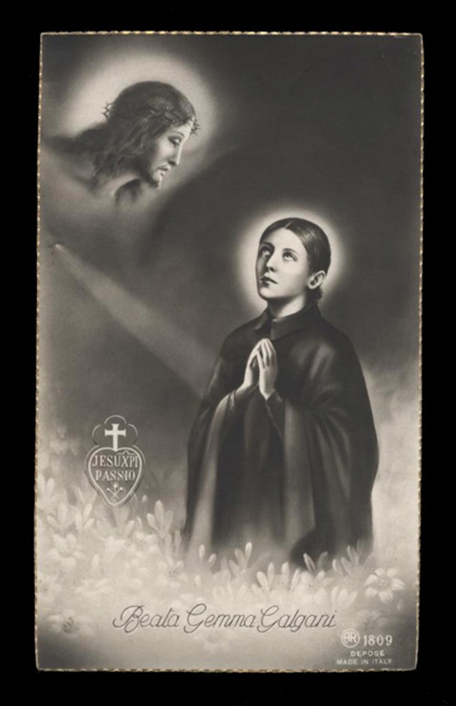 St Gemma Galgani: St Gemma suffering in union with Jesus