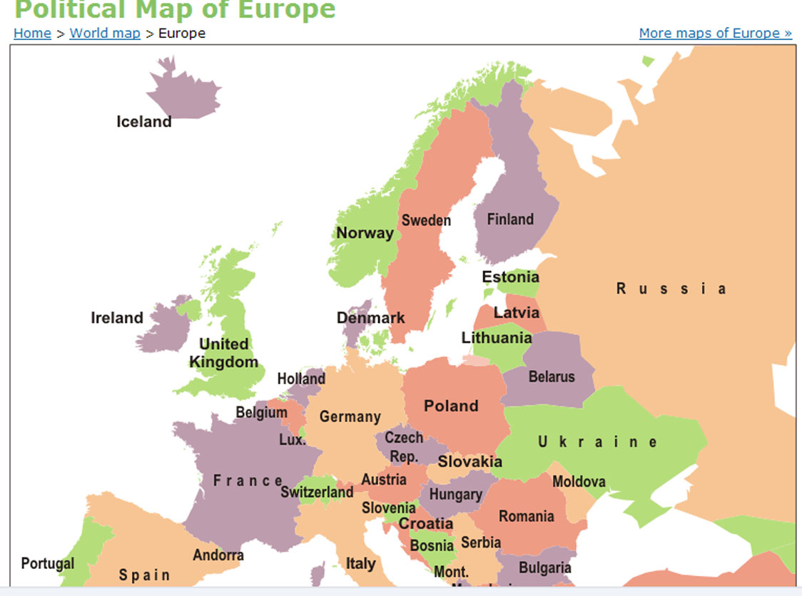 Europe Political Map Political Map Of Europe Worldatlas Com - Maps Of ...
