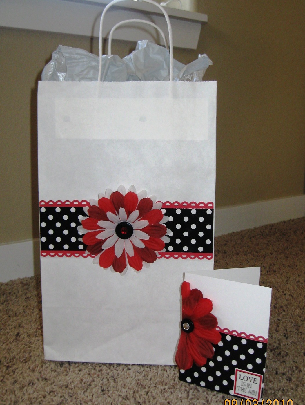 Dream, Believe, Imagine: Altered Gift Bag & Card