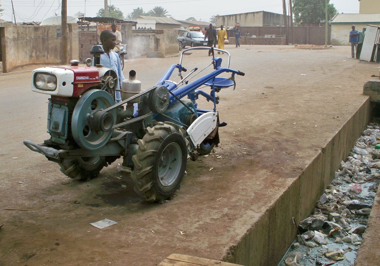 Jay In Nigeria 2010: Saturday, Out for a Walk, One-Eyed Buffalo