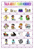 Frenchfrog's Little English Pond: Talk about your Hobbies (Worksheet ...