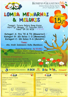 LOMBA MEWARNAI KOMPAS GRAMEDIA FAIR 2011