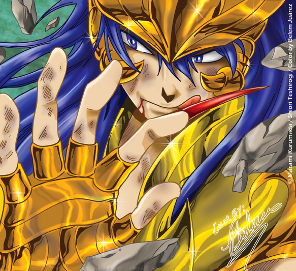 Saint Seiya Gallery: [Lost Canvas] Scorpio Cardia - Colored by Mavrika