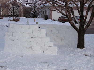 Me and my Boys: The Awesomest Snow Fort Ever!