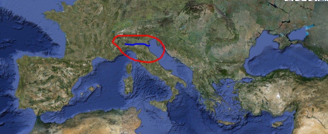 GEOGRAFÍA: LOS ELEMENTOS DEL RELIEVE: RÍO PO