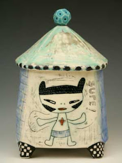 the art room plant: Kevin Snipes ceramics with attitude