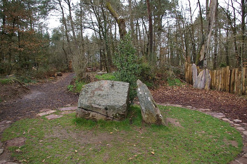 A Morbid Fascination: "Tomb of Merlin", Paimpont Forest, Brittany