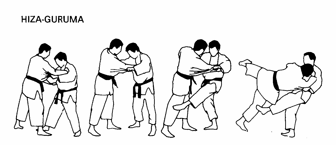 Waza-ari awasete-ippon: Recopilatorio de técnicas: hiza-guruma