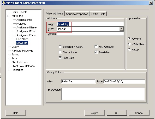 Anil S Oracle Application Framework Blog Advanced Table In Advanced Table Via View Link