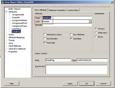 Anil's Oracle Application Framework Blog: Advanced Table in Advanced Table via View Link