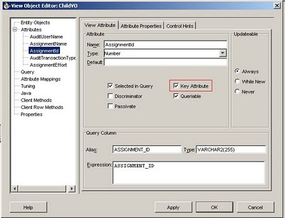 Anil's Oracle Application Framework Blog: Advanced Table in Advanced Table via View Link