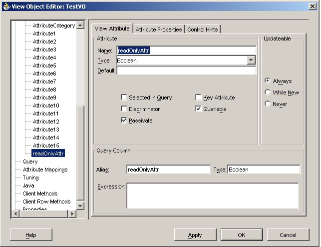 Anil S Oracle Application Framework Blog How To Make Selected Row Read Only In Table