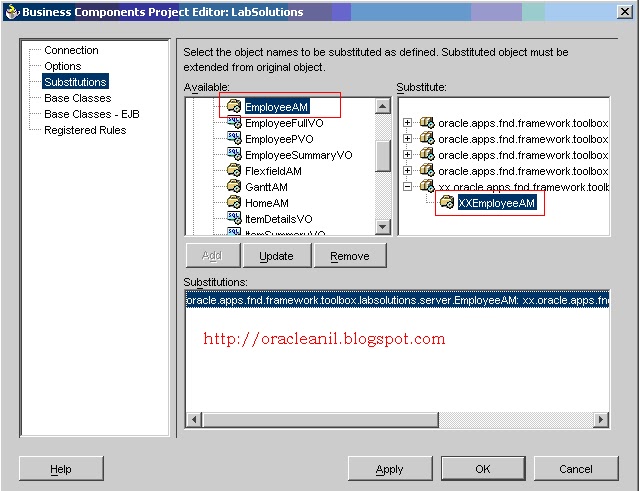 Anil S Oracle Application Framework Blog Am Extension In Oaf