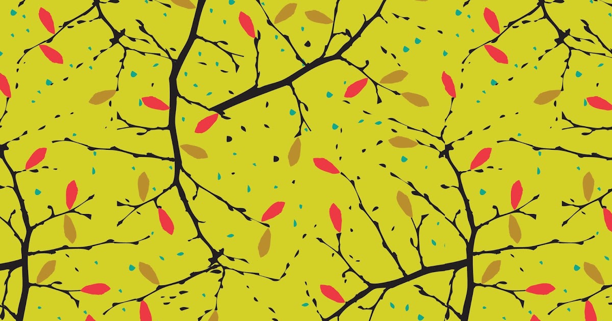 Something from my studio: "Fall Tree Branches" pattern