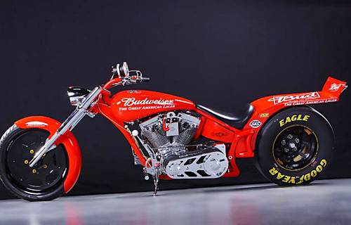 AUTO BLOG: Budweiser Burnout Motorcycle