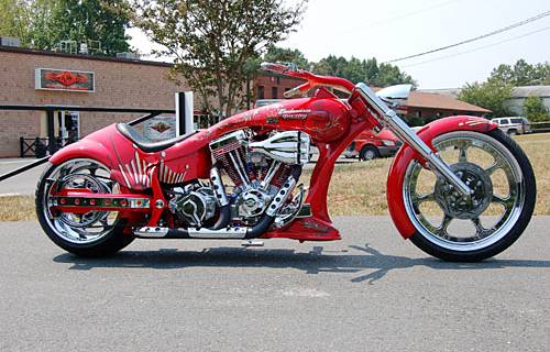 AUTO BLOG: Budweiser Burnout Motorcycle