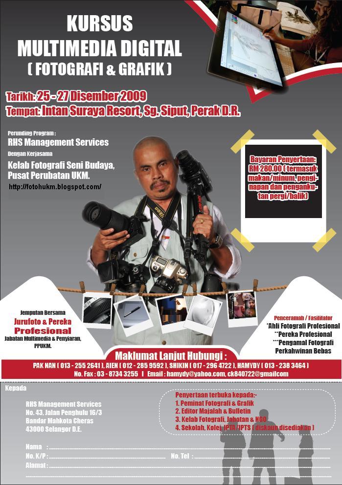 FotoHUKM: Kursus Multimedia Digital (Fotografi & Grafik)