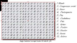 PRENSA ESCOLAR DIGITAL EL RODEO: Sopa de letras