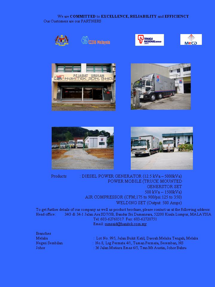 Welcome To Hanitek Sdn. Bhd.'s Homepage ...