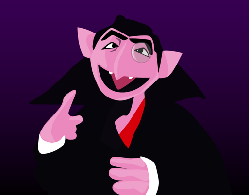 Count Dracula Sesame Street Laugh
