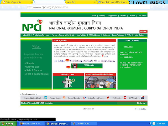Safe ePayments: NPCI - Homepage Revamped.