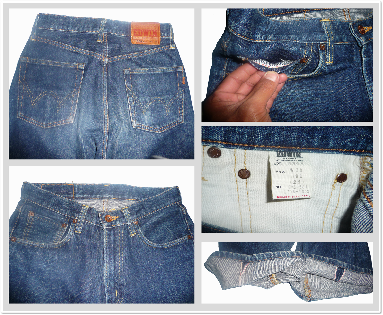 Dallek Shop - Bundle Online Shoping: Edwin 505X Jeans (Kepala Kain)