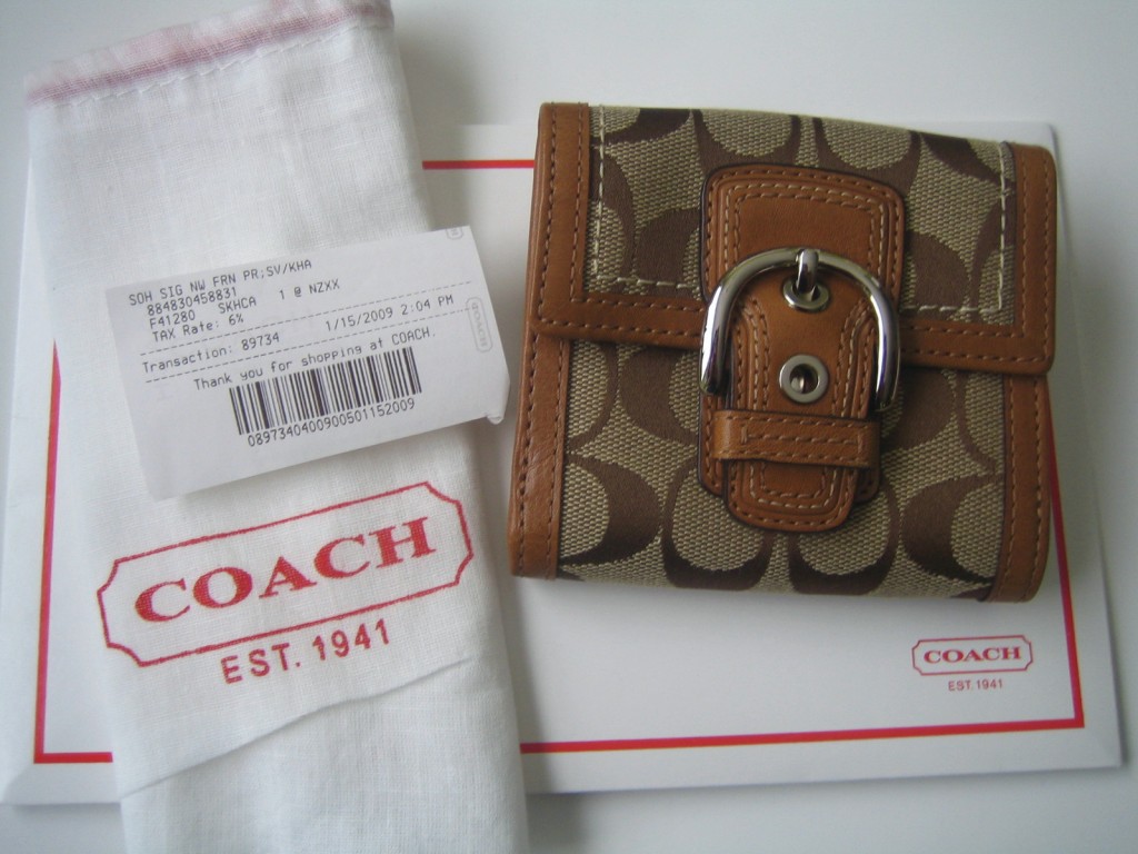 Authentic COACH products from the USA with invoice