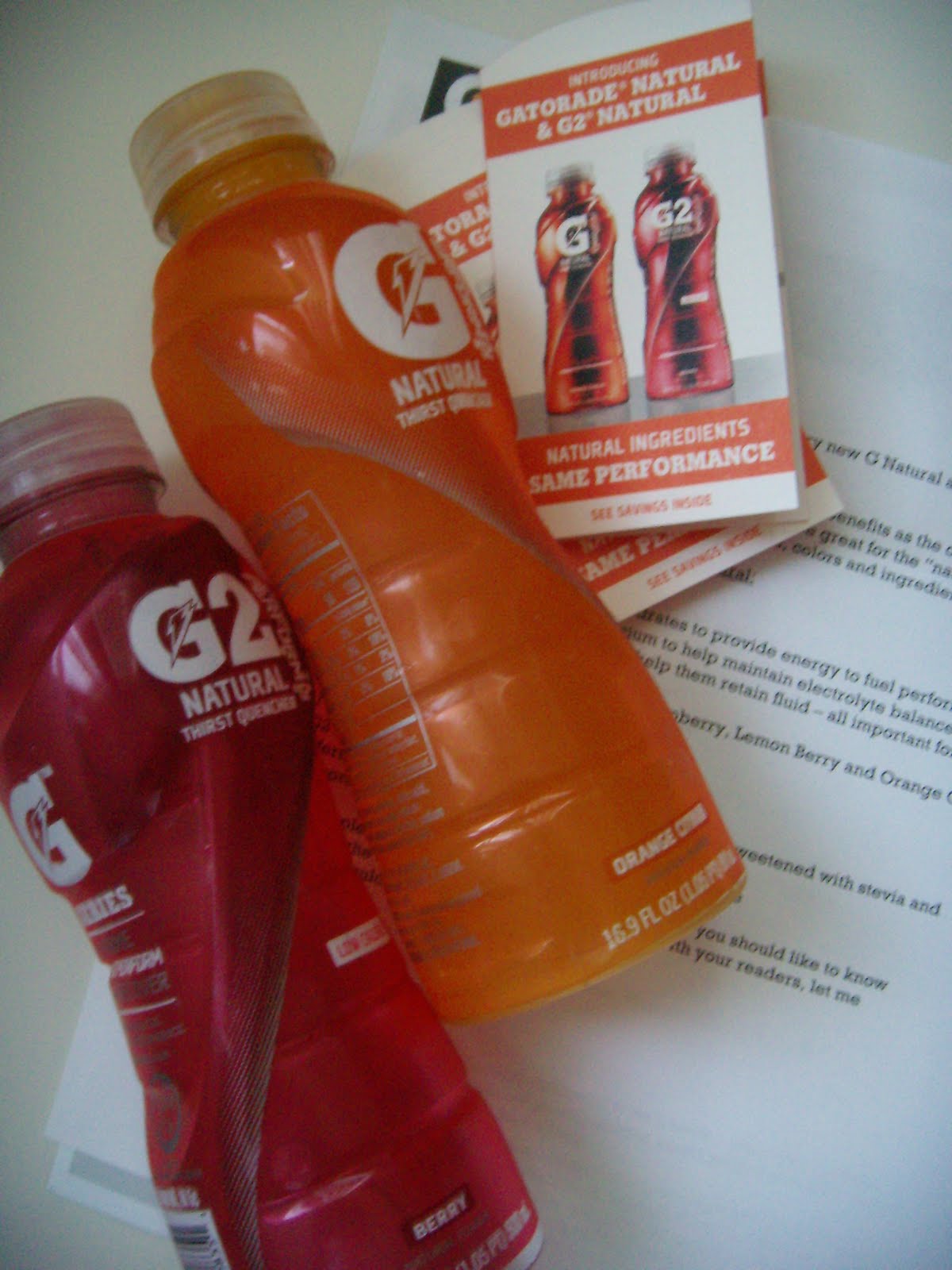 Never Turn Down A Cupcake: Review: Gatorade Natural