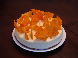 Willow's Cakes: Rene's Birthday Dorito Cheesecake