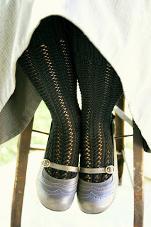 Model of Black Women's Socks-Knitting Gallery