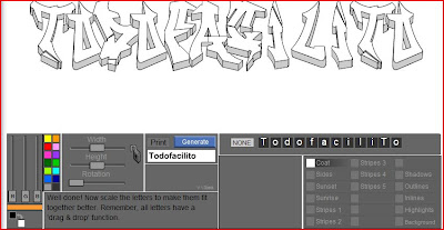De todo un poco: Tutorial para crear graffitis con graffiti creator