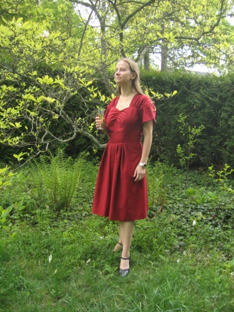 Simplicity Vintage dress 4986 pattern review by Primatoidefutile