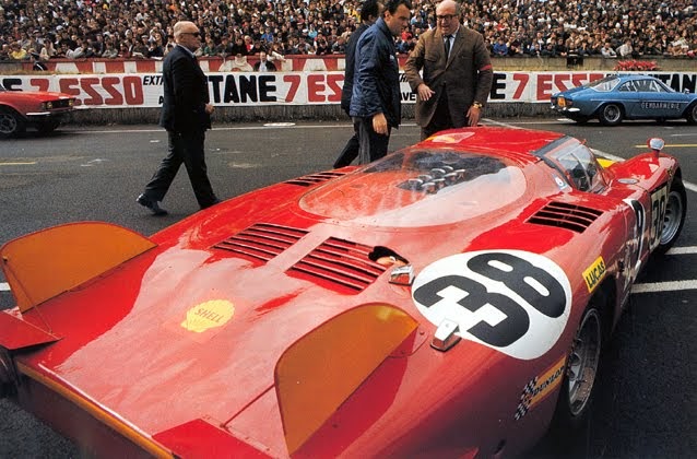 Le Blog Fiat Dino: Pace car au Mans 1968