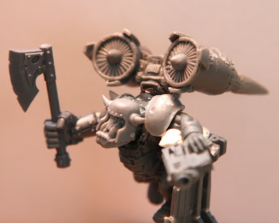 This Ork flies with a brand spankin' new jetpack!