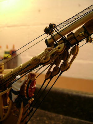 Construction of the H.M.S Victory: Starting the Rigging