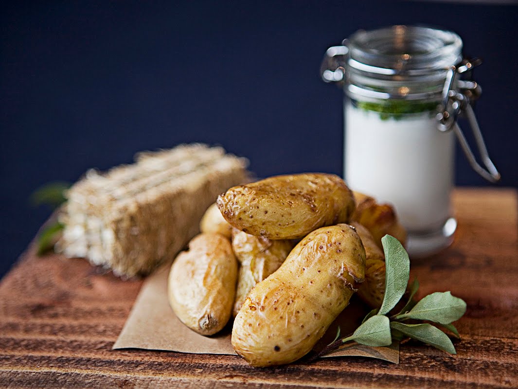 Brian Redzikowski: PICKLED PEE WEE POTATOES, AERATED CREME FRAICHE