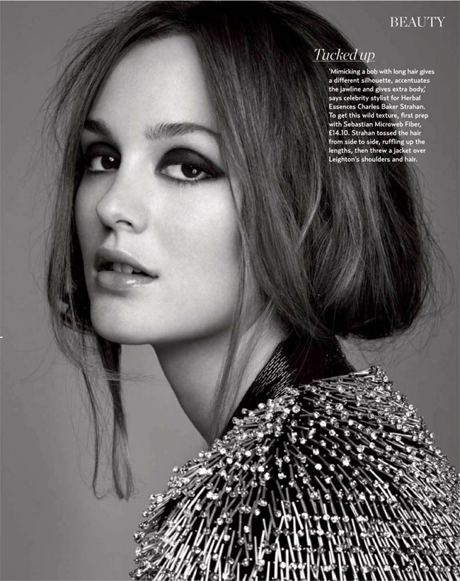 Bittersweet Vogue: Leighton Meester: Marie Claire UK December 2010