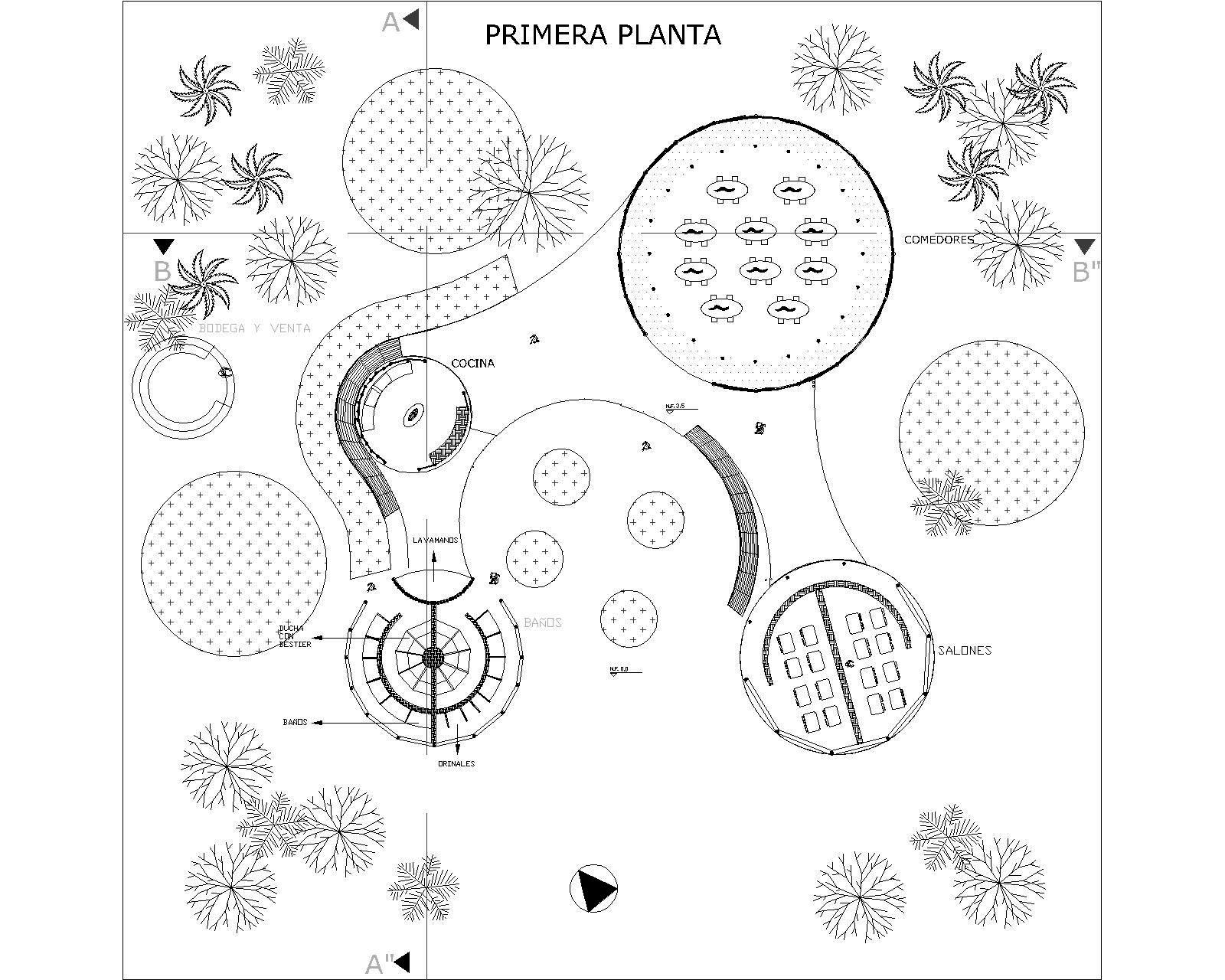 Proyecto Kogui 2010: Planos y cortes