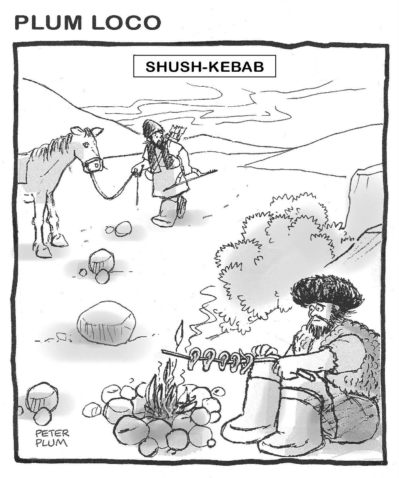 Plum Loco - Roy Delgado: Plum Loco Comic- Peter Plum/Roy Delgado