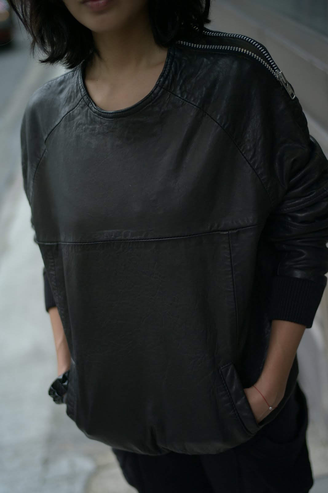 StyleLife: Leather sweater