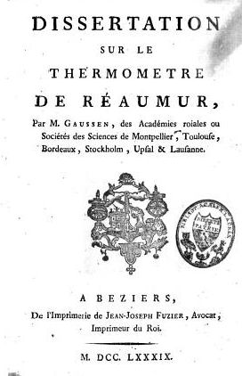 Quimistorias: Réaumur