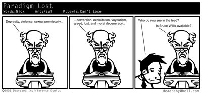 p a u l r a s c h e . c o m: Bad Priest comic strip