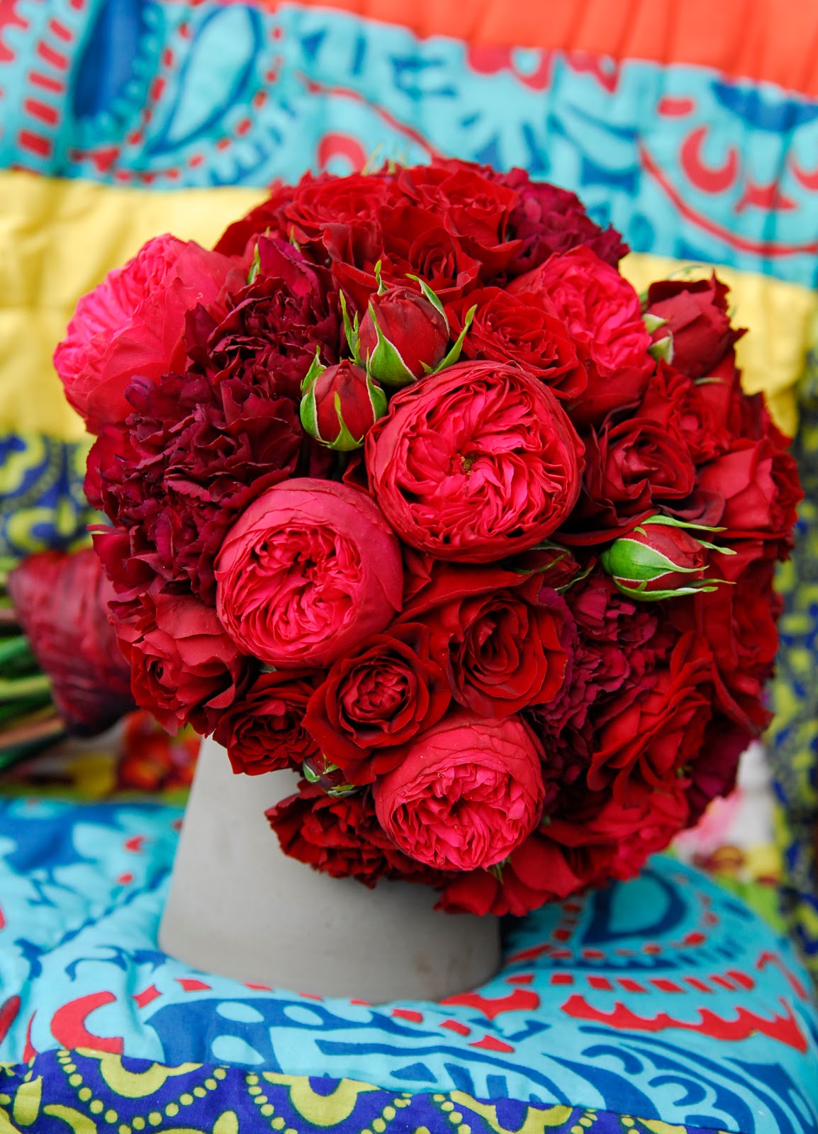 the daily petal: The Ultimate Red Bouquet